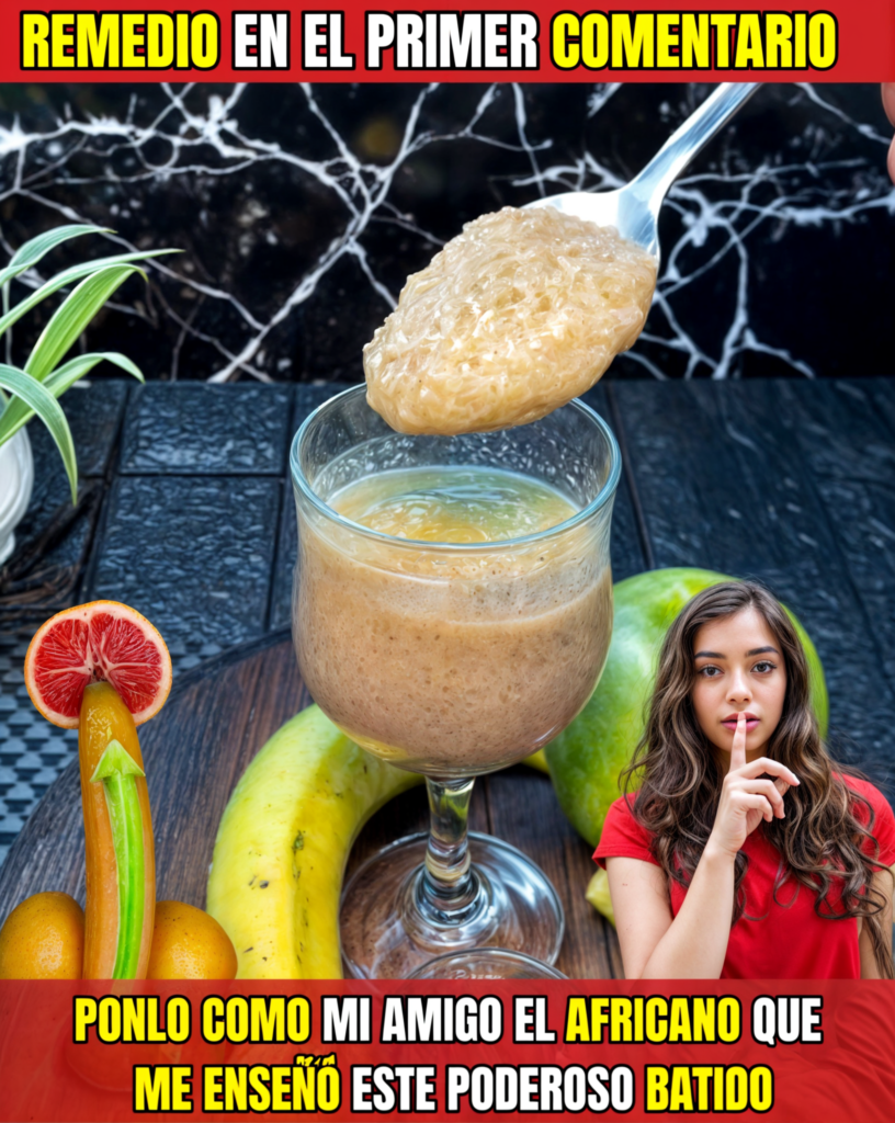 Ponlo como mi amigo el africano que me enseñó este poderoso batido