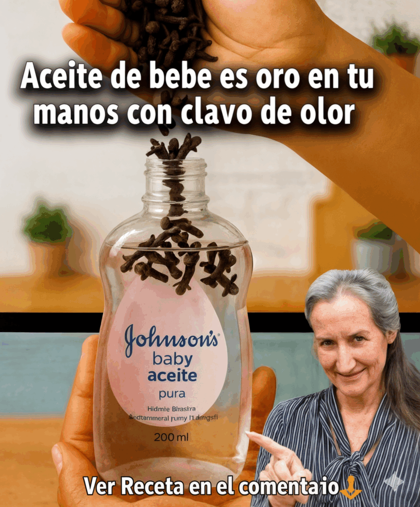 Este Aceite de Bebé con Clavo de Olor es ¡Oro en tus Manos!