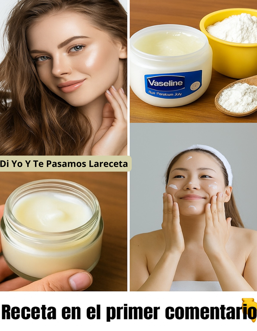 Crema casera con vaselina que rejuvenece tu piel al instante